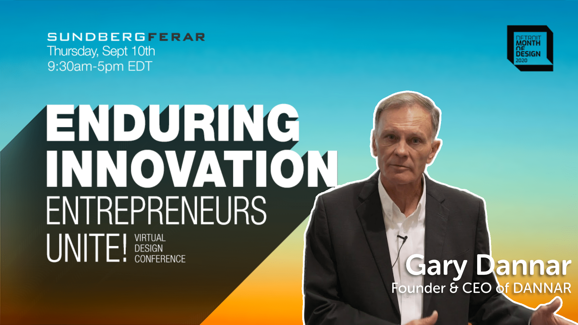 Gary Dannar on the Sundberg-Ferar Panel